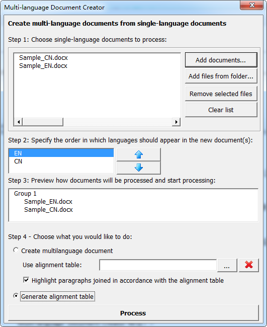 自动制作双语或多语上下对照文件 | 深圳市纬度智慧科技有限公司