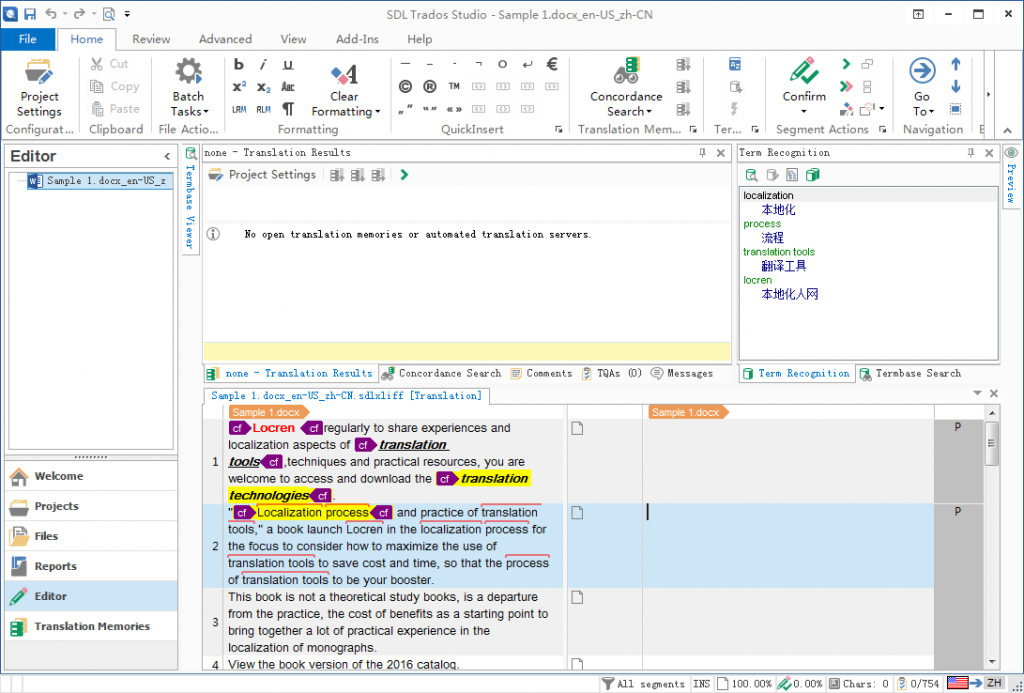 Trados直接用Excel做术语库 | Locren