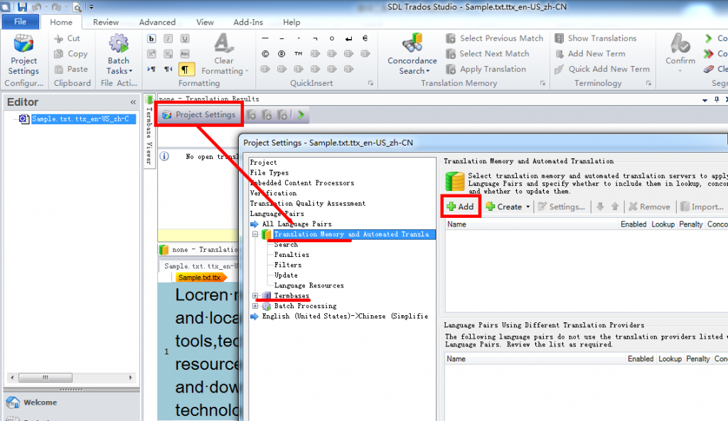 Trados Studio极简入门 | LocRen